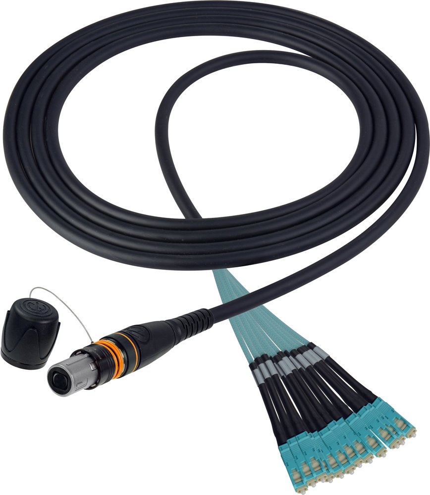 Cables & Reels opticalCON MTP OM3 Multimode 12 Fiber Field Cable